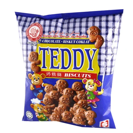 Chocolate Teddy Biscuit - Hup Seng - GroceryHunt